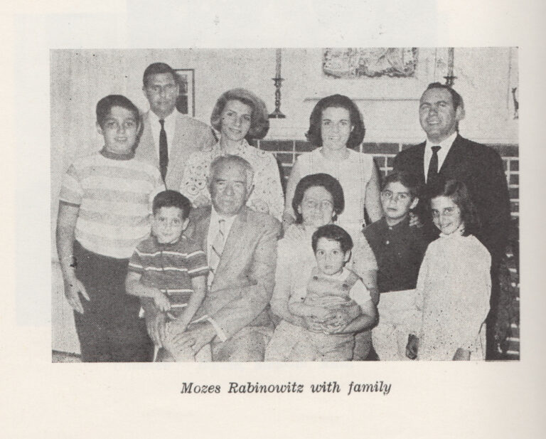 Mozes Rabinowitz Family - Connecticut Remembers the Holocaust